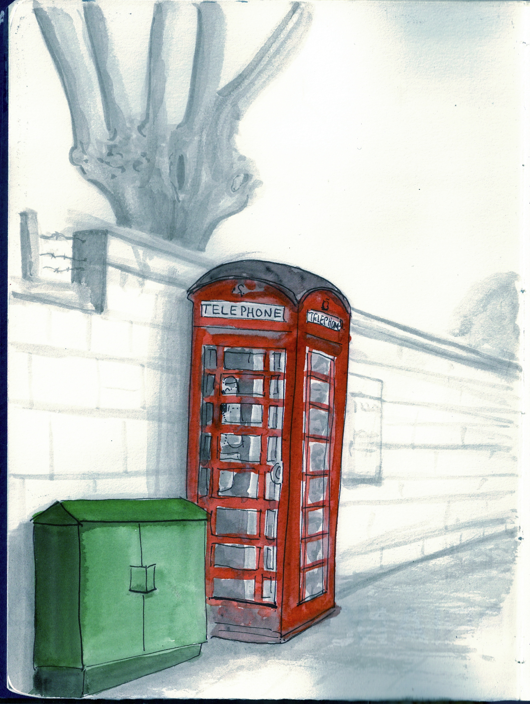 phone box | Mostly drawing
