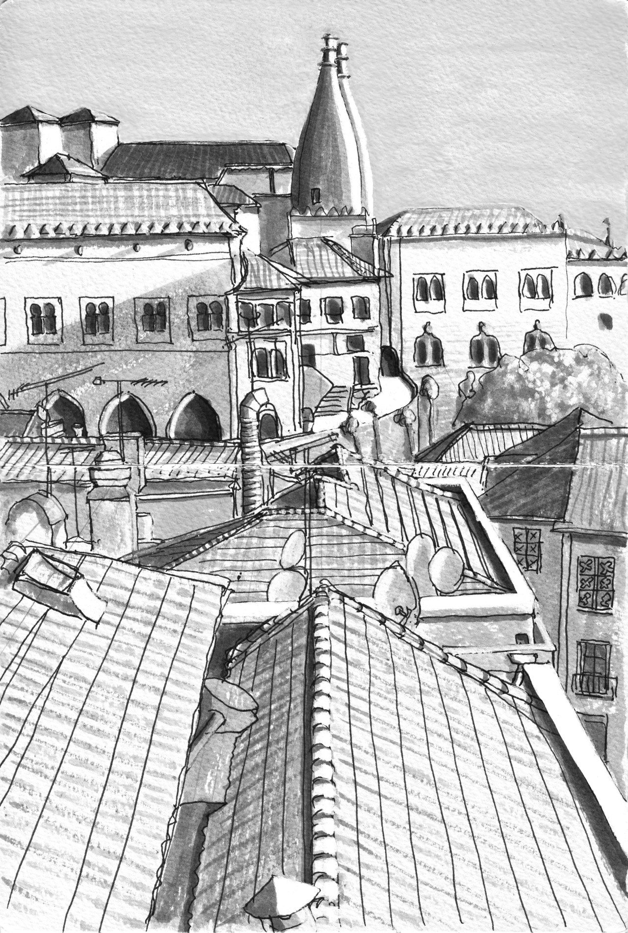 Sintra National palace | Mostly drawing