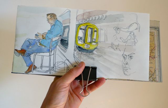 Concertina sketchbooks | Mostly drawing